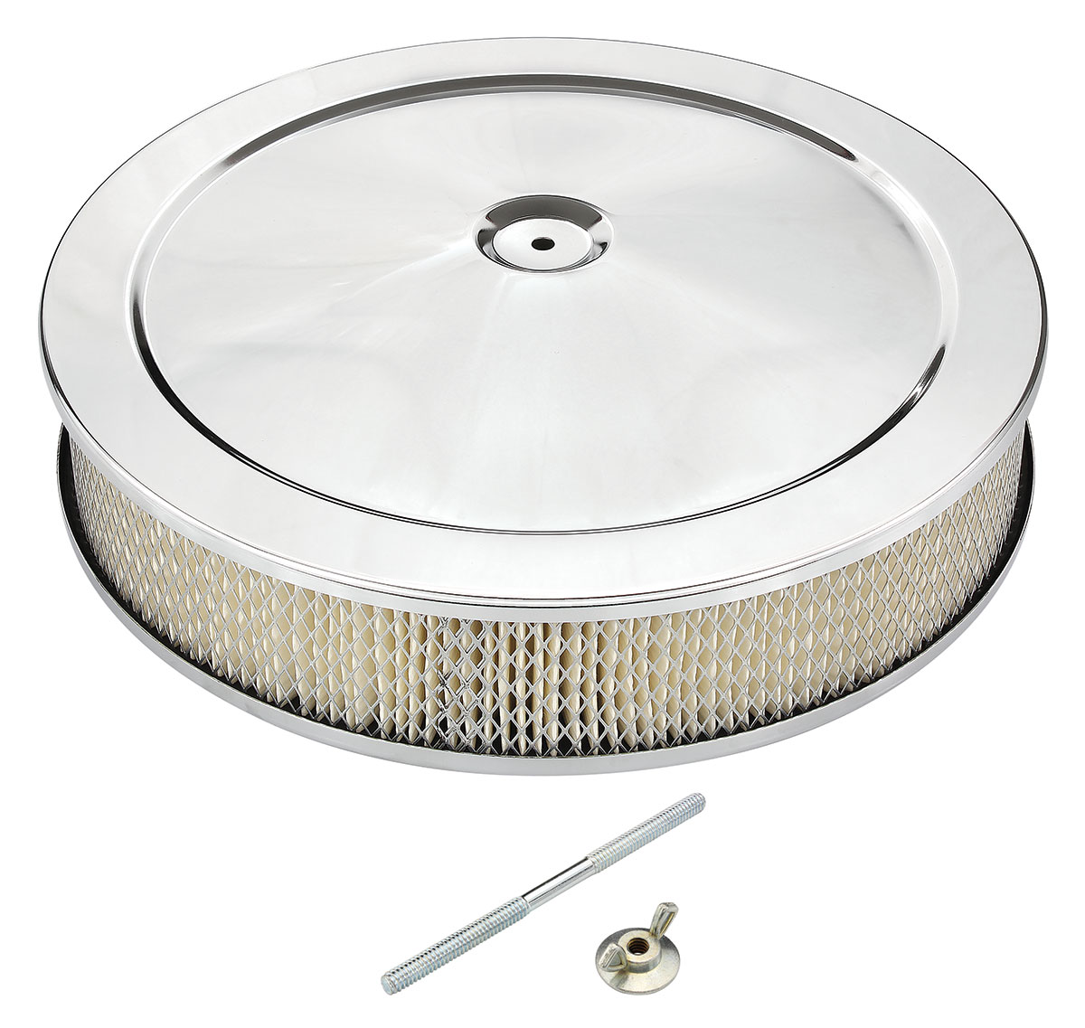 14" Chrome Air Cleaner Assembly @ OPGI.com