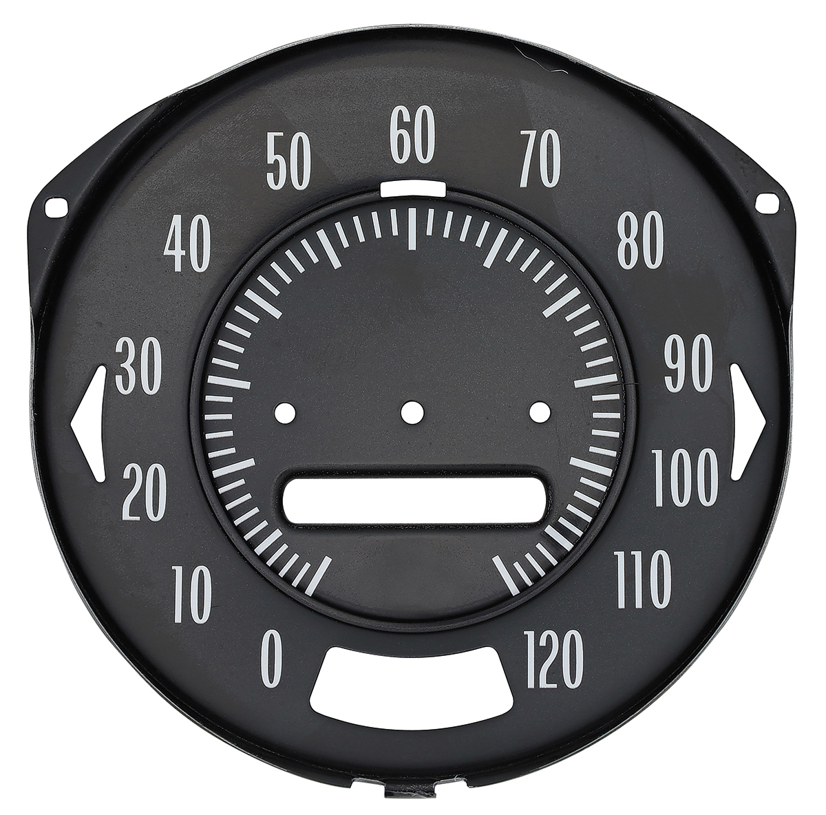 Face Plate, Speedometer, 1969-72 GTO, 120 MPH @ OPGI.com
