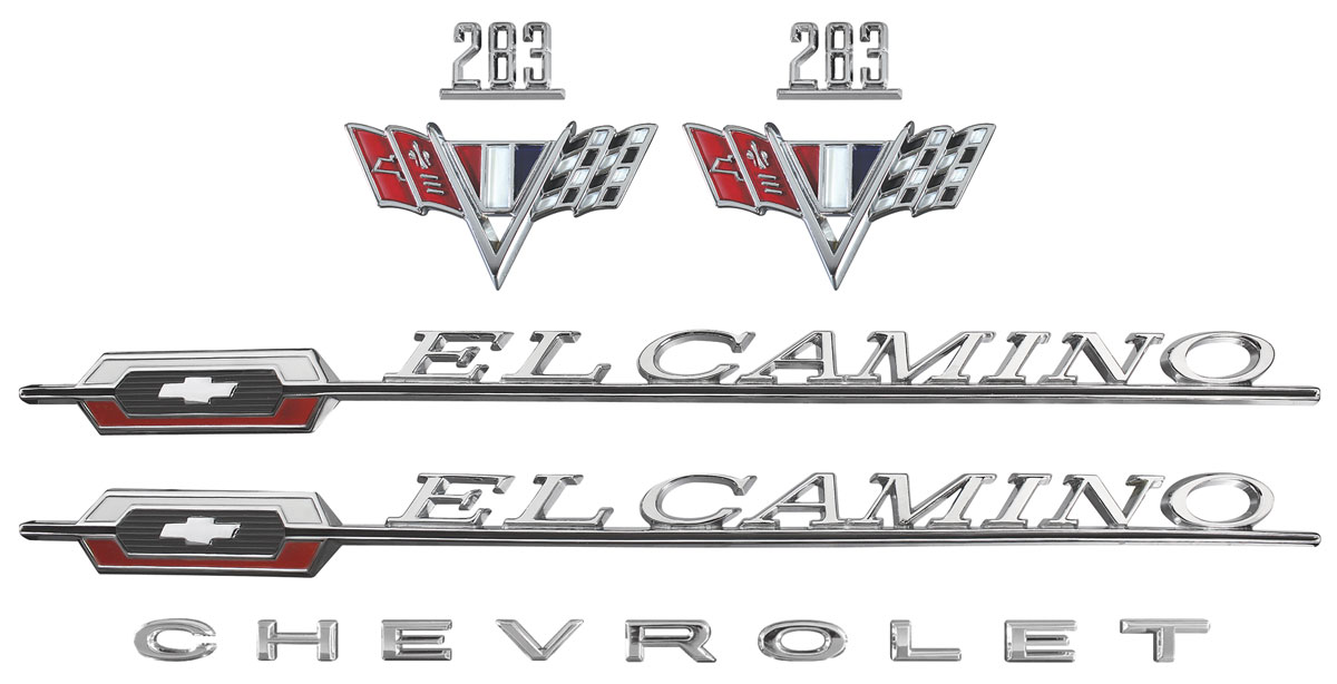 Emblem Kit, 1966 El Camino 283 @ OPGI.com