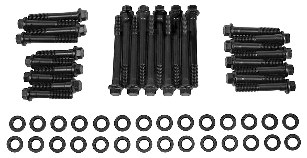 Bolt Set, Cylinder Head, ARP, Buick V6 w/Duttweiler or M&A Heads, Hex ...