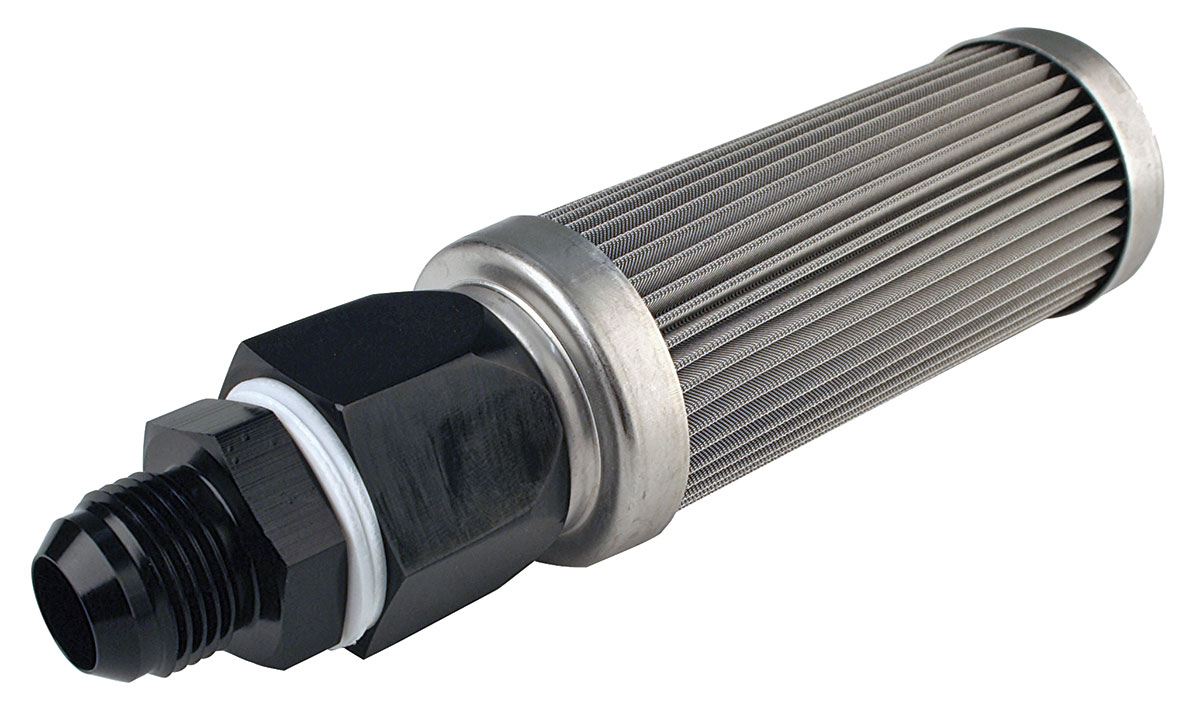 Fuel Filter, In-Tank, Bulkhead, Aeromotive, Stealth, 100 Micron, AN-10 ...