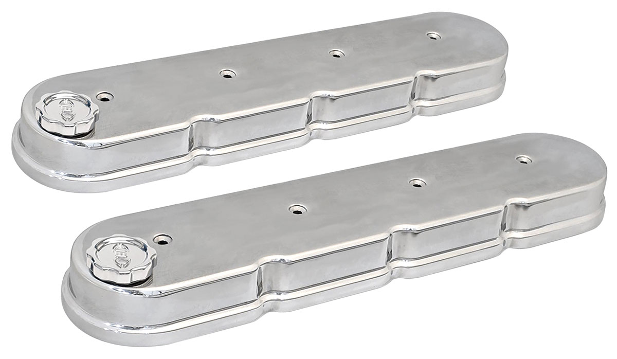 Valve Covers, Eddie Motorsports Cast Aluminum, LS, Smooth @ OPGI.com