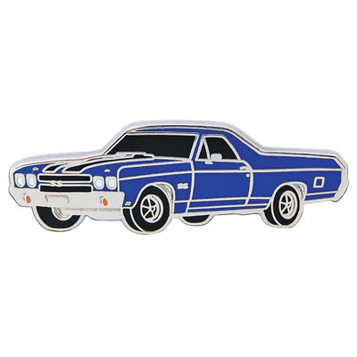 Enamel Lapel Pin, Cool Car Pins, 1970 Chevrolet El Camino SS @ OPGI.com