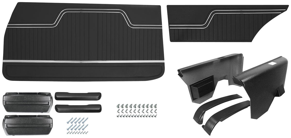 PUI - 1970-72 Chevelle Coupe Door Panel Kit @ OPGI.com