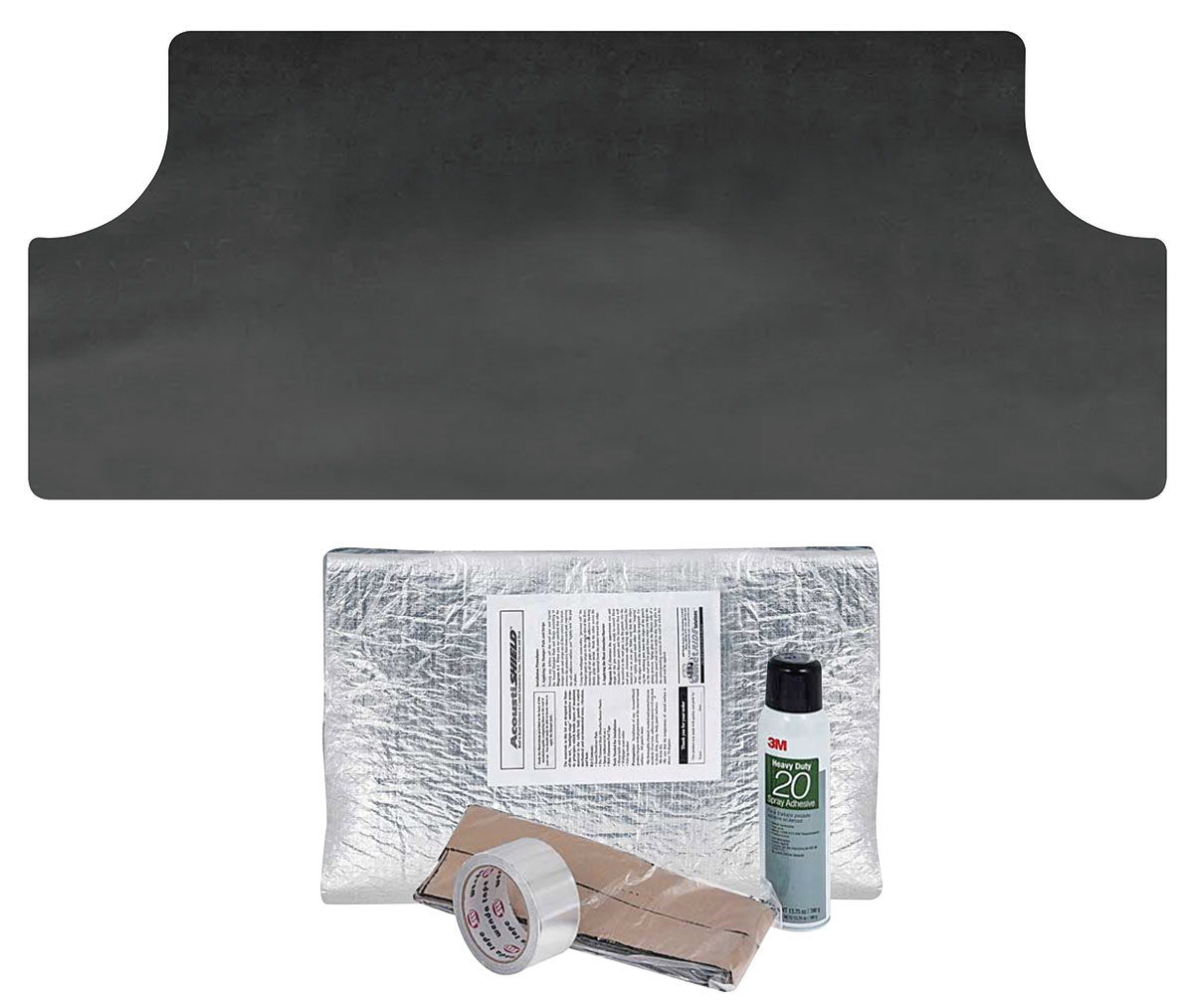 Trunk Insul. & Mat Set, Quietride, AcoustiTrunk, 1968-72 Chevelle ...