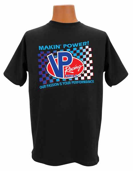 Shirt, VP Racing Retro Flag, Black @ OPGI.com