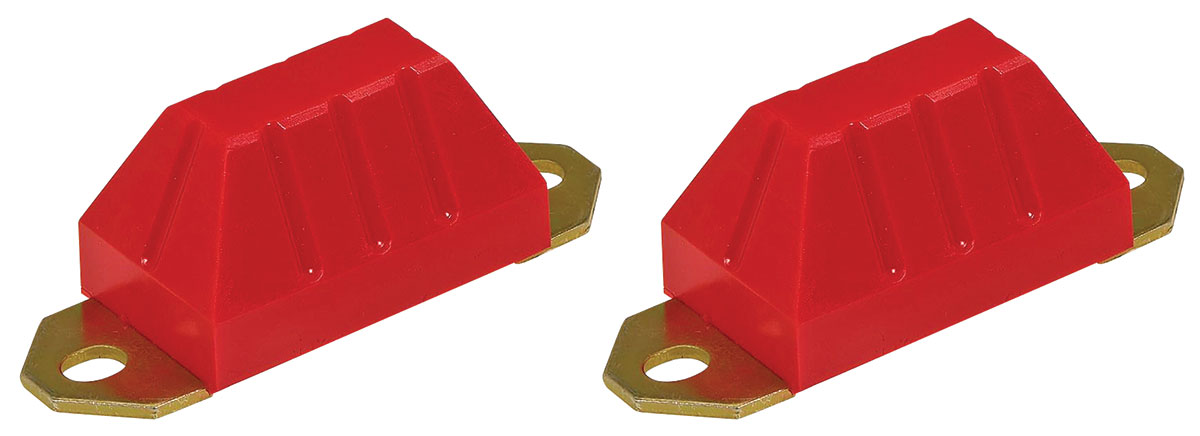 Bump Stop, Rectangle Wedge, Prothane, 1-3/4" x 3" x 1-3/4", 3/8-16 x 1 ...