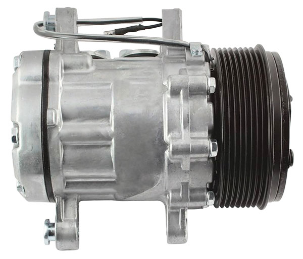 AC Compressor, Tuff Stuff, Sanden SD7 Style, R-134A, 8-Groove Pulley ...