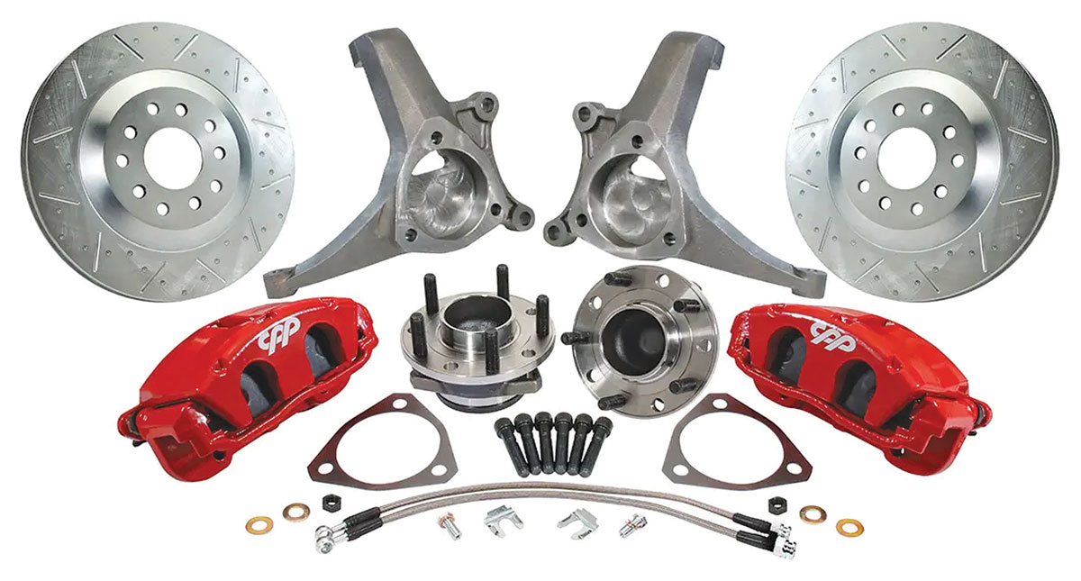 CPP - Brake Set, Front Disc, 13", 1973-77 A-body, Upgraded Hubs, Vette ...