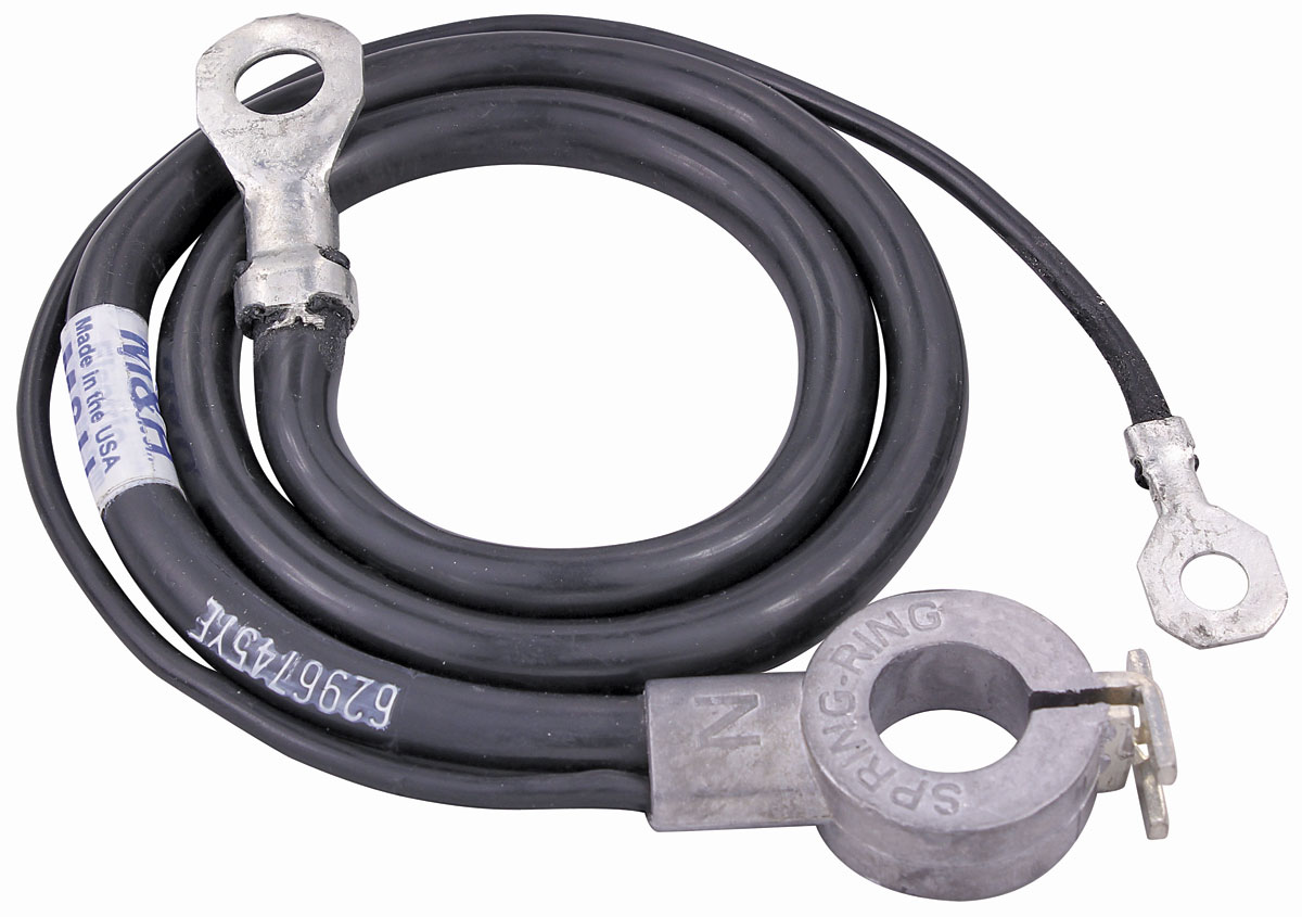 M&H - Spring Ring Battery Cable, 1969 CH/EC V8 exc. 396, Negative ...
