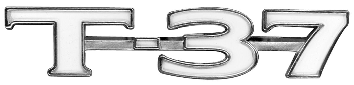 Emblem, Trunk Lid, 1971 "T-37" @ OPGI.com