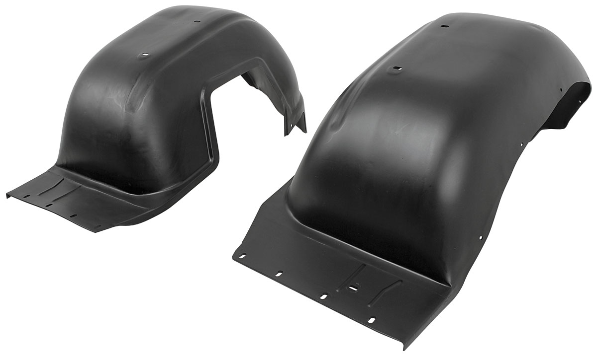 Inner Fenderwells, 1966-67 Cutlass/442, Black @ OPGI.com