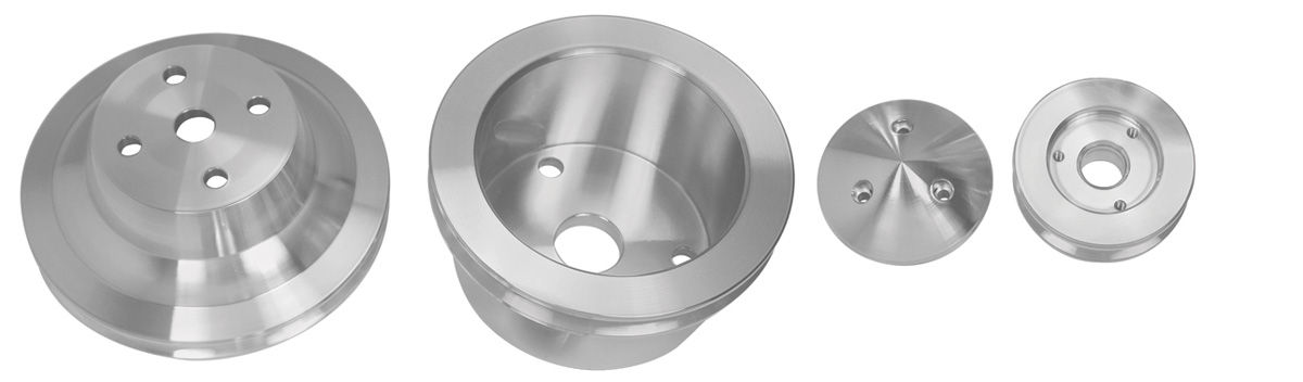 March Performance - Pulley Set, March V-Belt, SB Chevy, Long Water Pump ...