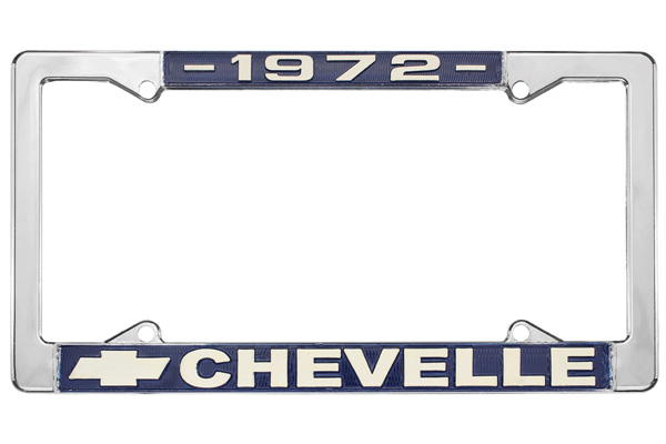 RESTOPARTS - License Plate Frame, 1972 Chevelle @ OPGI.com