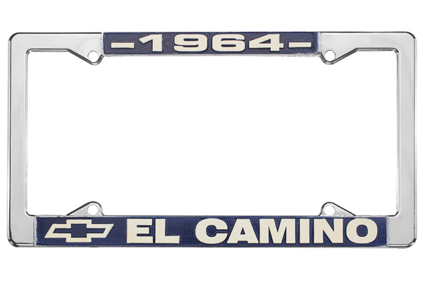 RESTOPARTS - License Plate Frame, 1964 El Camino @ OPGI.com