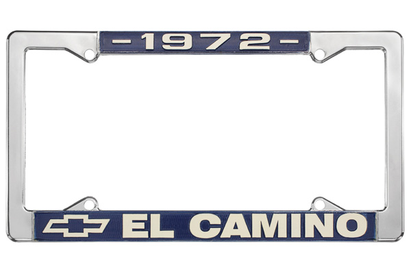 RESTOPARTS - License Plate Frame, 1972 El Camino @ OPGI.com