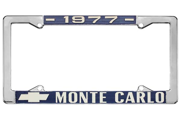 RESTOPARTS - License Plate Frame, 1977 Monte Carlo @ OPGI.com