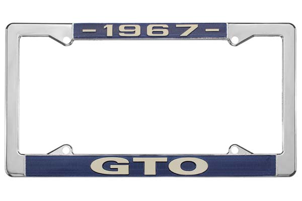 RESTOPARTS - License Plate Frame, 1967 GTO @ OPGI.com