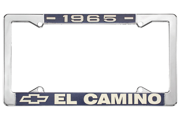 RESTOPARTS - License Plate Frame, 1965 El Camino @ OPGI.com