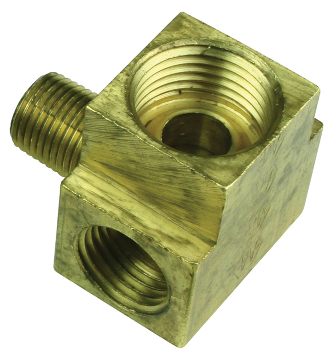 Fittings, Fuel Block, 1964-66 Pontiac Tri-Power, Weatherhead @ OPGI.com