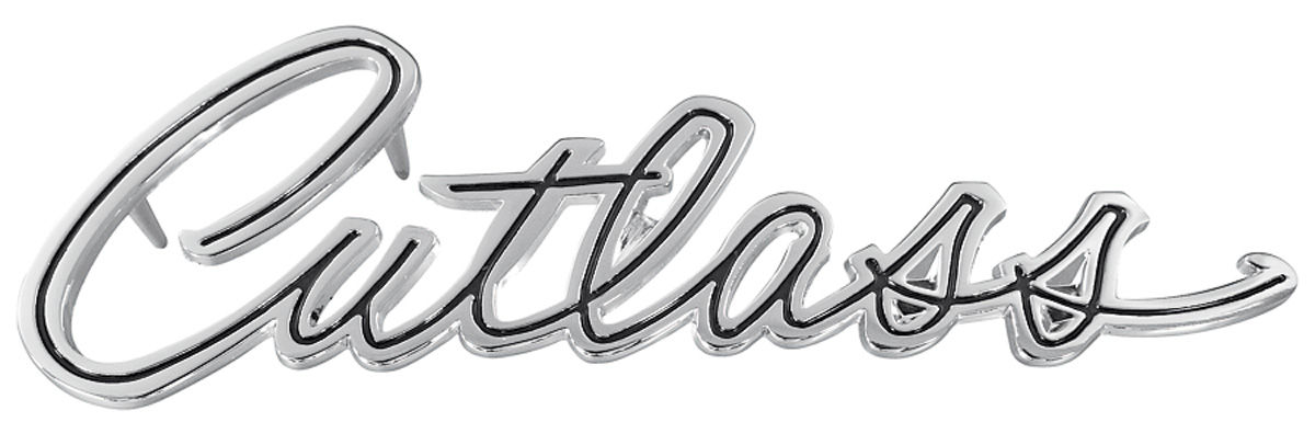 Emblem, Trunk, 1968 "Cutlass", Script @ OPGI.com