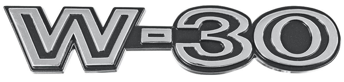 Emblem, Fender, 1970-72 Cutlass, W-30 @ OPGI.com